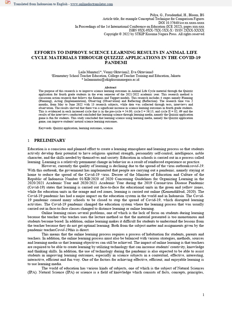 Template 1stICE - Id.en | PDF | Learning | Educational Technology