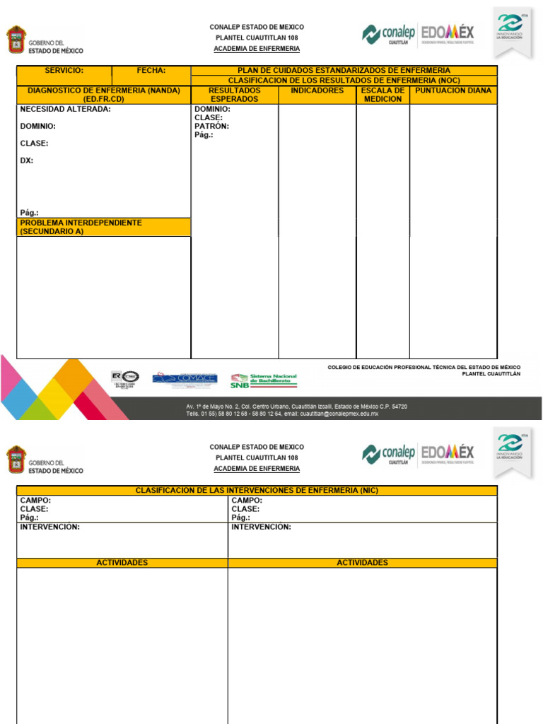 place formato en blanco | Descargar gratis PDF | Enfermería | Epidemiología