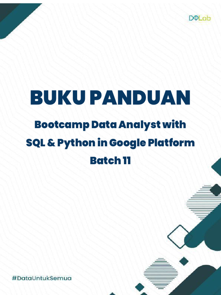 Buku Panduan of Bootcamp Data Analyst With SQL & Python Batch 11 | PDF | Komputer