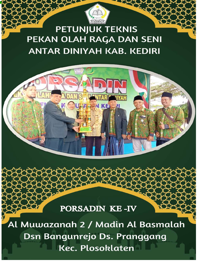 Logo PORSADIN 2025 dan FKDT Kediri | PDF