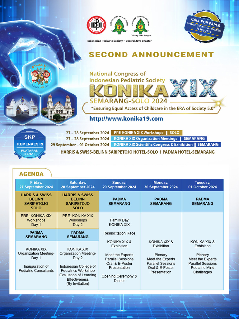 KONIKA XIX 2nd Announcement | Download Free PDF | Health Care | Pediatrics