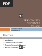 Personality Disorders Presentation | PDF