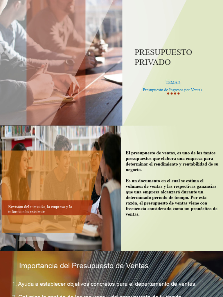 Tema 2 Presupuesto Privado | PDF | Presupuesto | Business