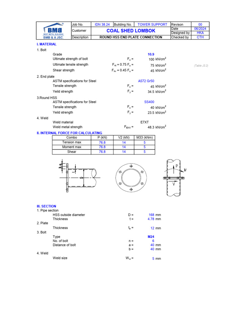 3.connection HSS | PDF | Screw | Secondary Sector Of The Economy