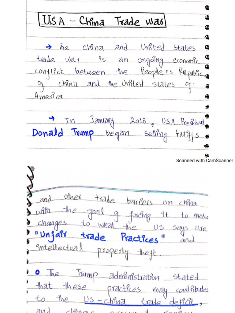 US China Trade War | PDF