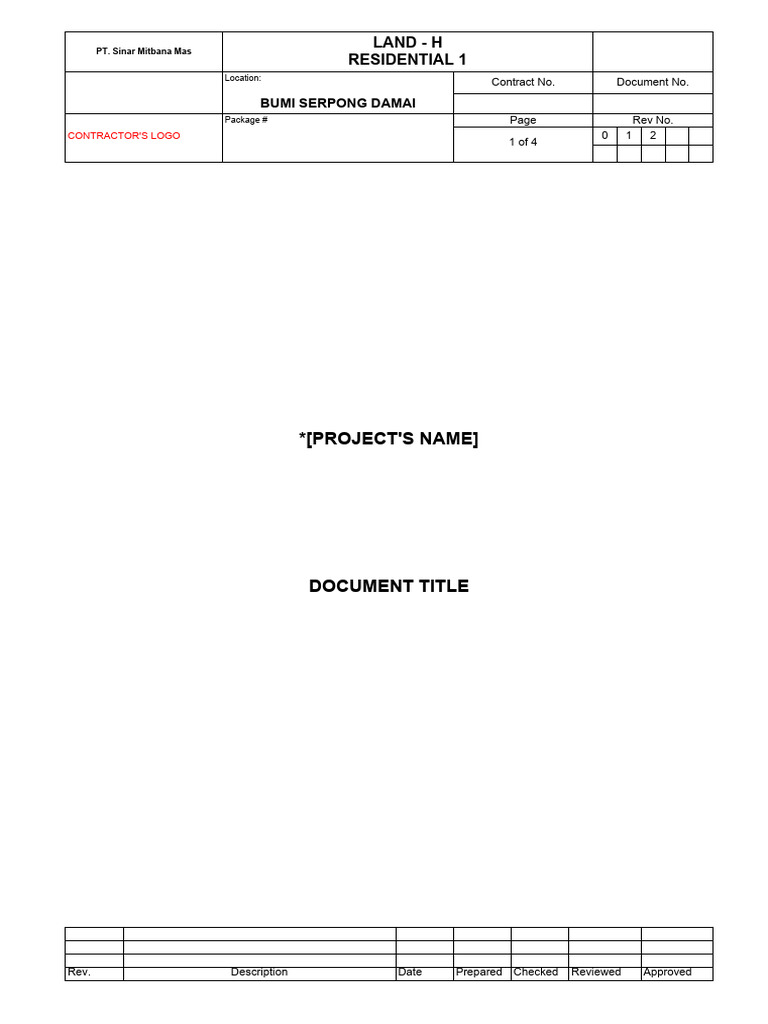 F15 - Revision Control Sheet | Pdf