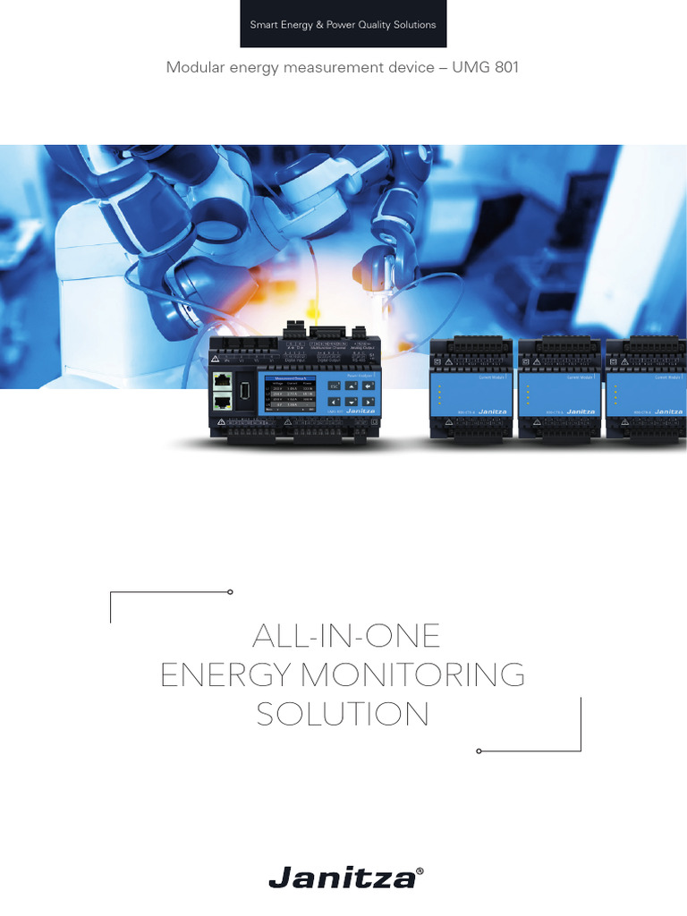 Janitza - UMG 801_EN_screen | PDF | Enterprise Resource Planning | Electronics
