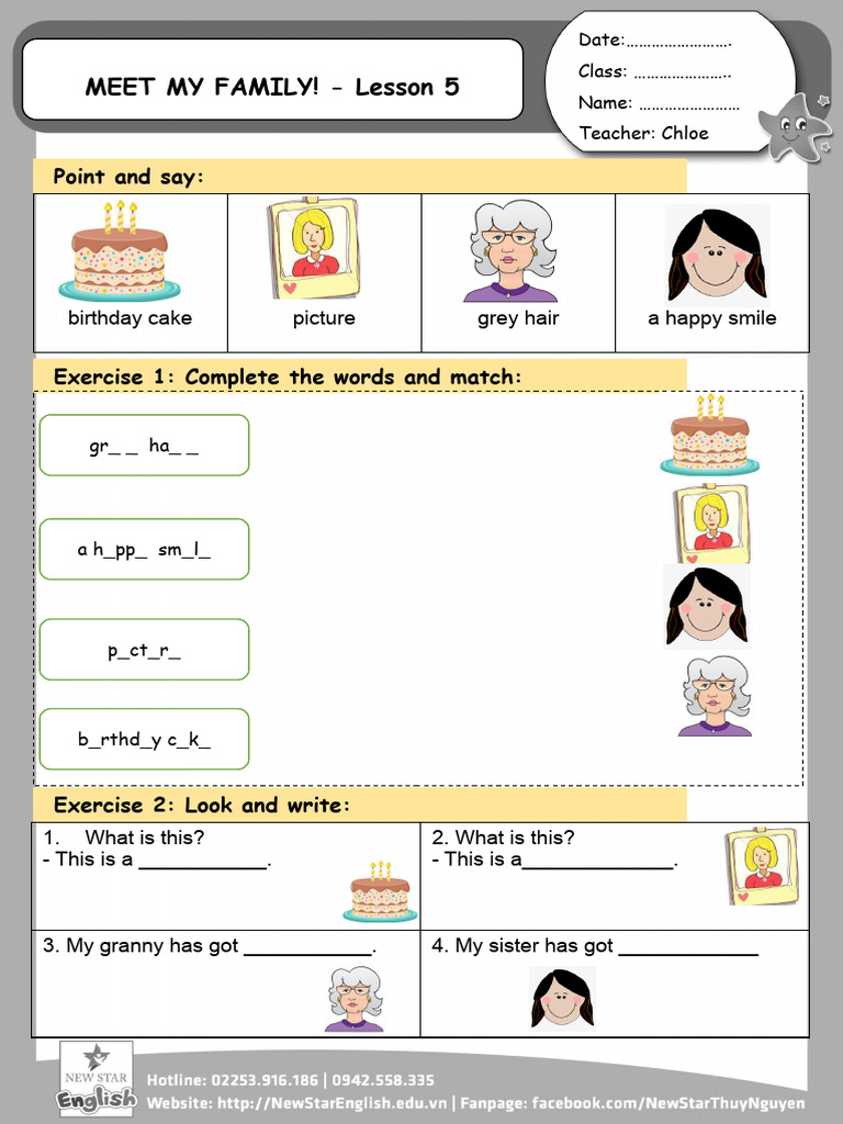 Meet My Family - L5 | PDF | Birthdays | Observances