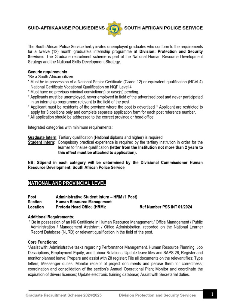 Protection and Security Services | PDF | Supply Chain Management | Internship