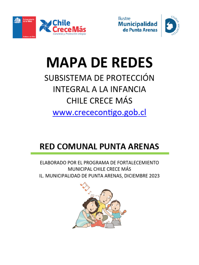 Mapa de Redes CHCC Diciembre 2023 PDF | PDF | Educación de la primera infancia | Chile