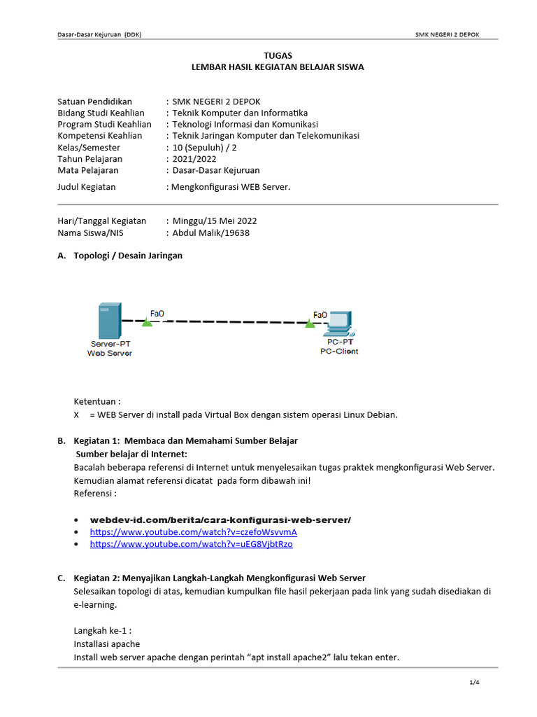 01-Abdul Malik-WebServer | PDF