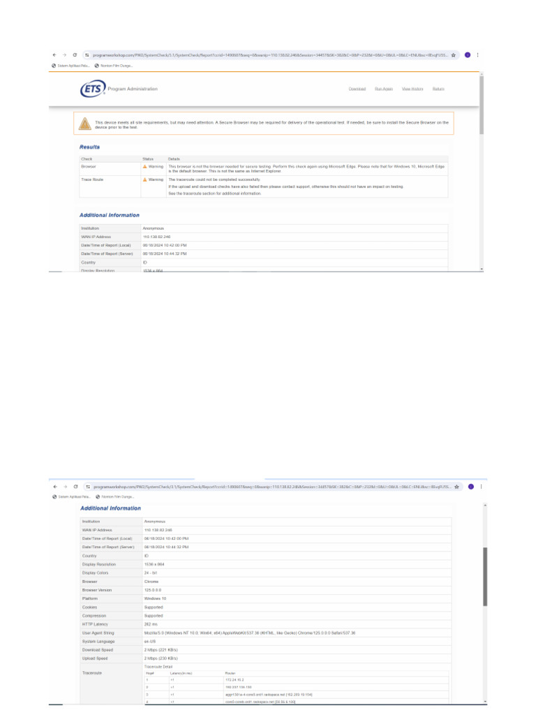 Cek Ready Toefl YEC - Intan Widya Kusumaningsih | PDF
