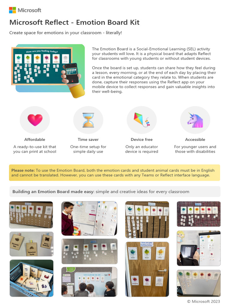 Microsoft Reflect Emotion Board Kit v2 | PDF | Zoology