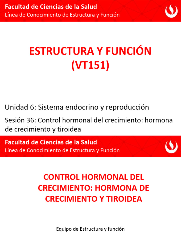 Teoría - Sesión 6.36 Control Hormonal Del Crecimiento Hormona de ... Teoría - Sesión 6.36 Control Hormonal Del Crecimiento Hormona de ...