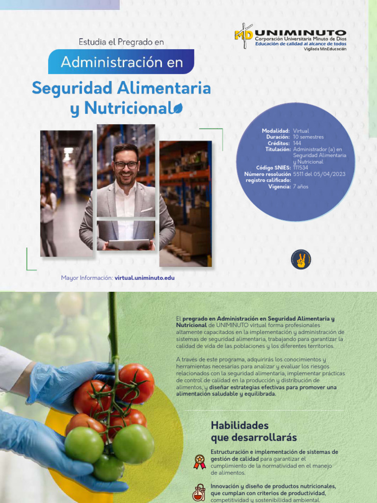 Administracion en Seguridad Alimentaria y Nutricional | PDF | Seguridad alimentaria | Alimentos