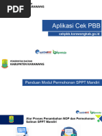 (Publik) Cek PBB - Esppt | PDF