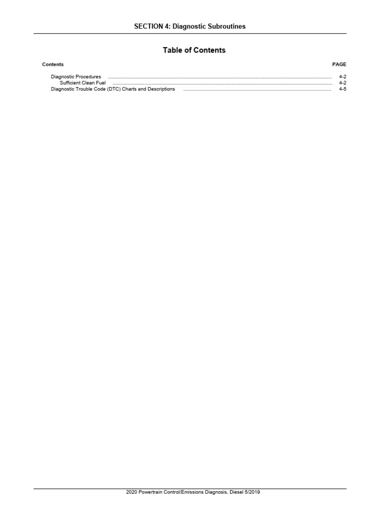 Diagnostic Subroutines Power Stroke | PDF | Turbocharger | Engine ...