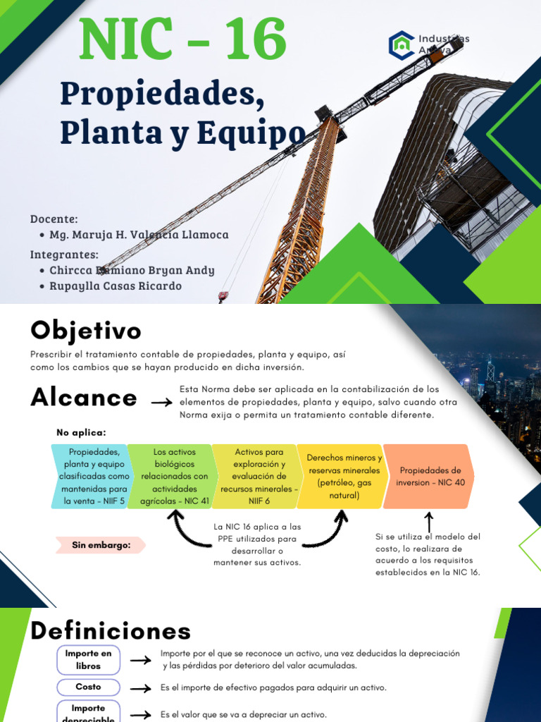 Nic - 16 Ppe | PDF | normas internacionales de INFORMACION FINANCIERA ...