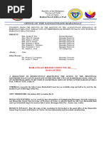 Resolution Requesting For Financial Assistance | PDF