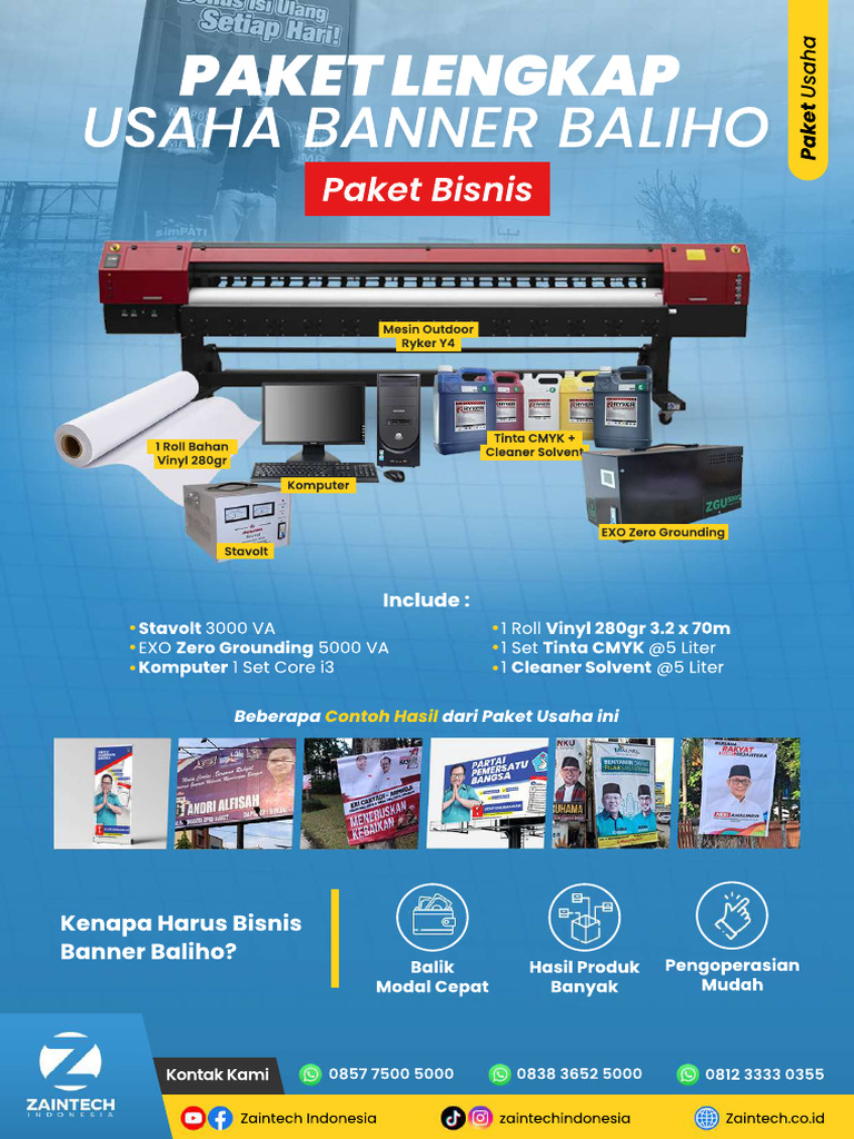 Paket Usaha Banner Baliho | PDF