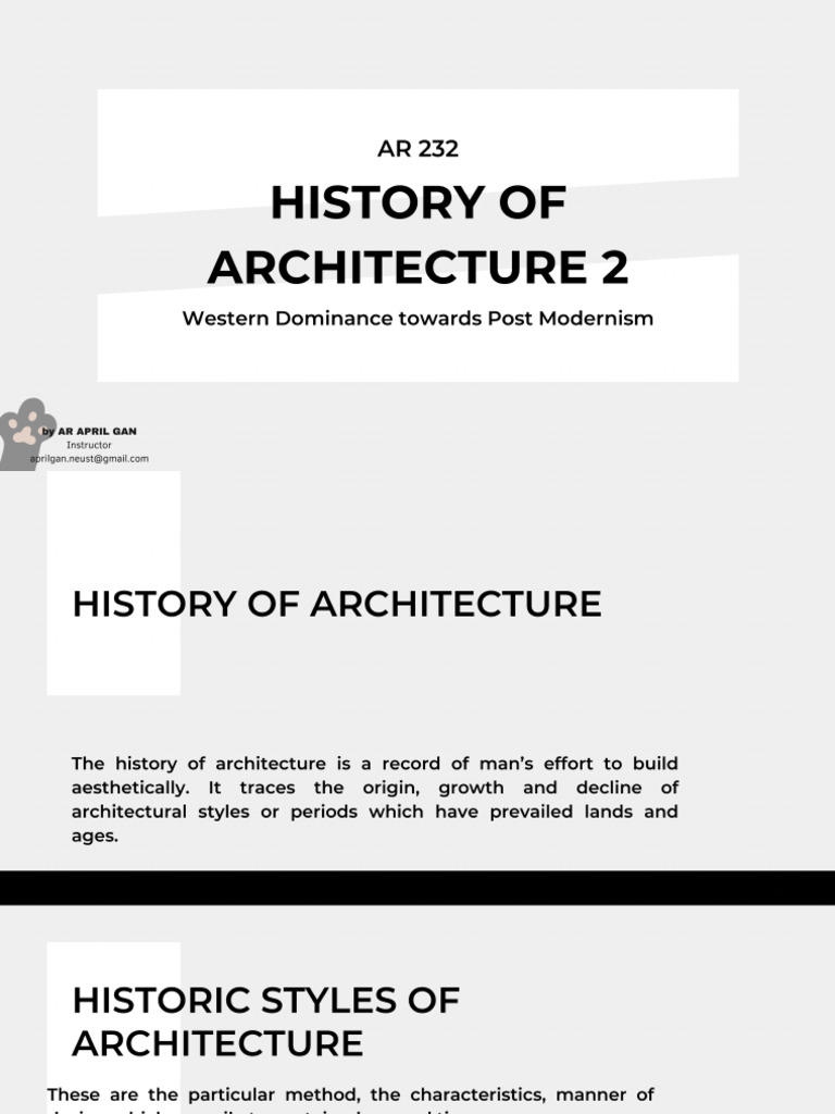 Ar 232 History of Architecture | PDF