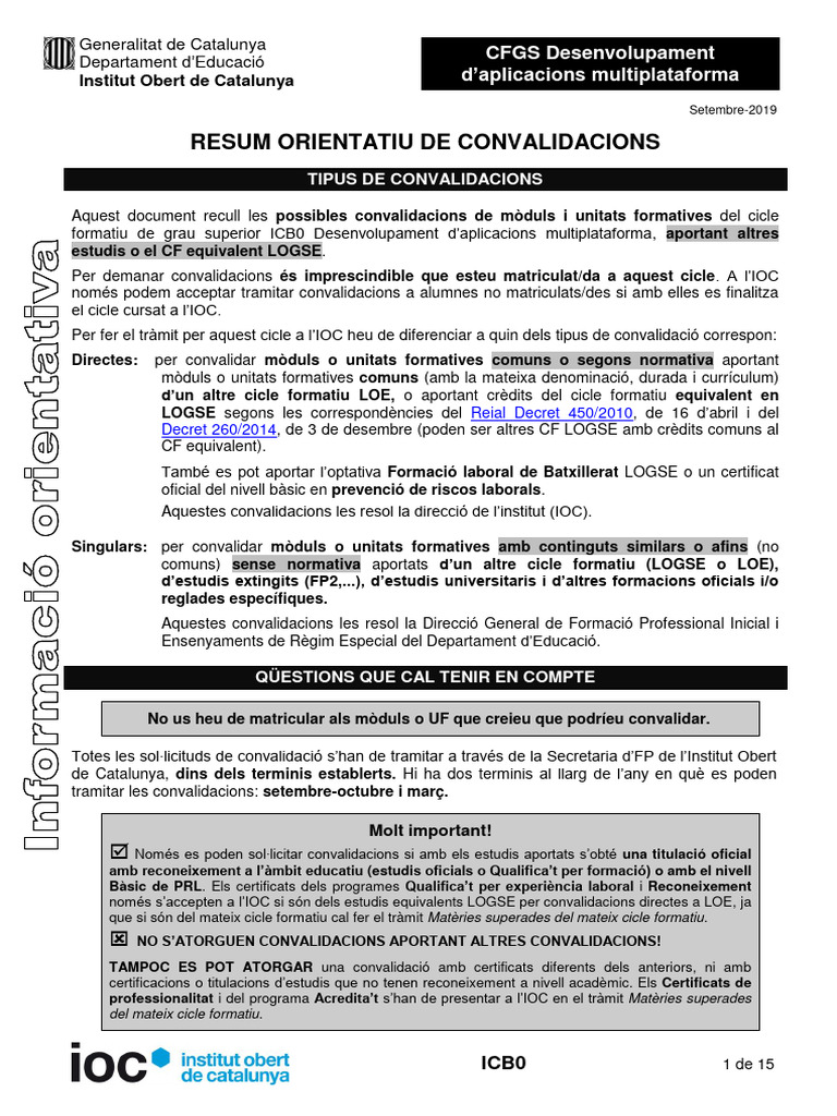 Resum Conv DAM | PDF