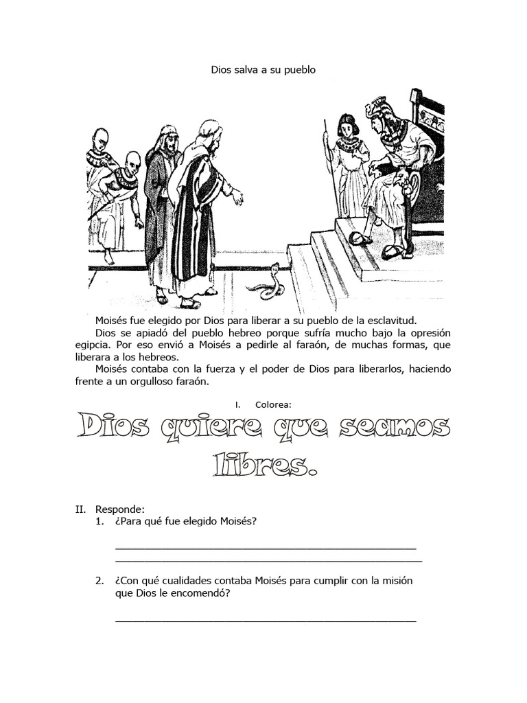 Dios salva a su pueblo | PDF