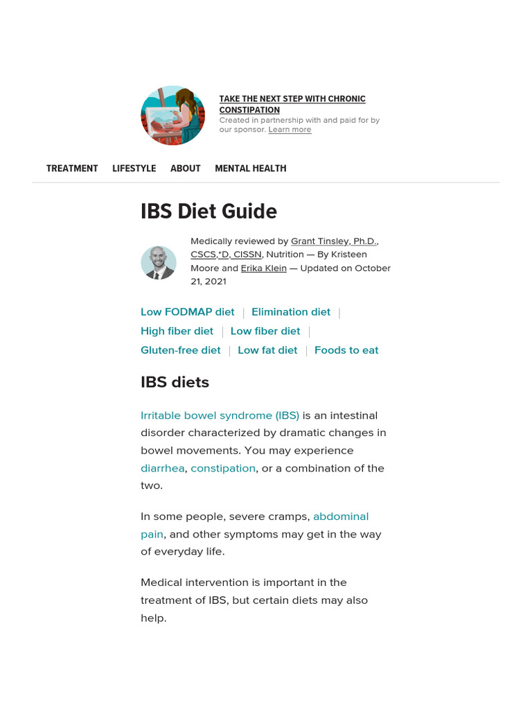 IBS Diet- FODMAP, What to Eat, Avoid, And More | Download Free PDF ...