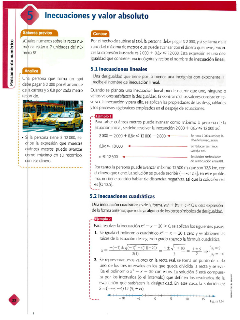 Desigualdades y Valor Absoluto | PDF