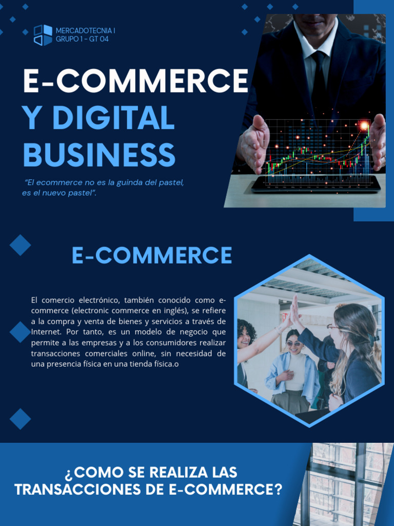 E-Commerce y Digital Business-MER118-GT 04 Presentacion | PDF | Comercio electrónico | Sector ...