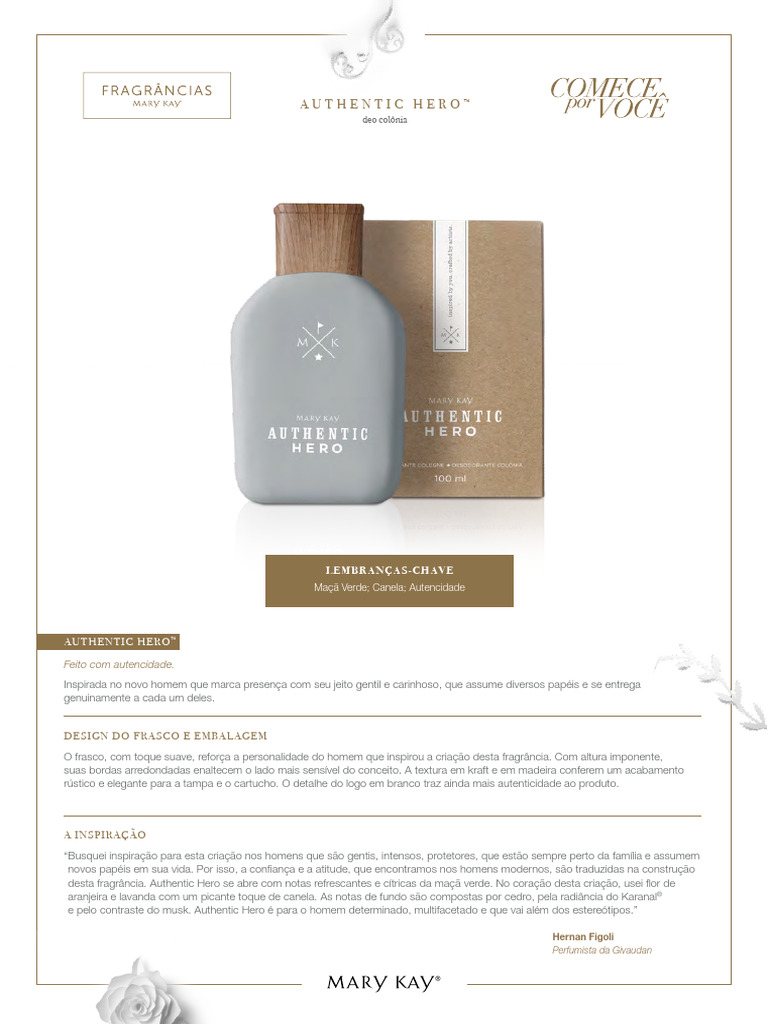 Perfume Masculino Aut Hero Cinza | PDF | Perfume