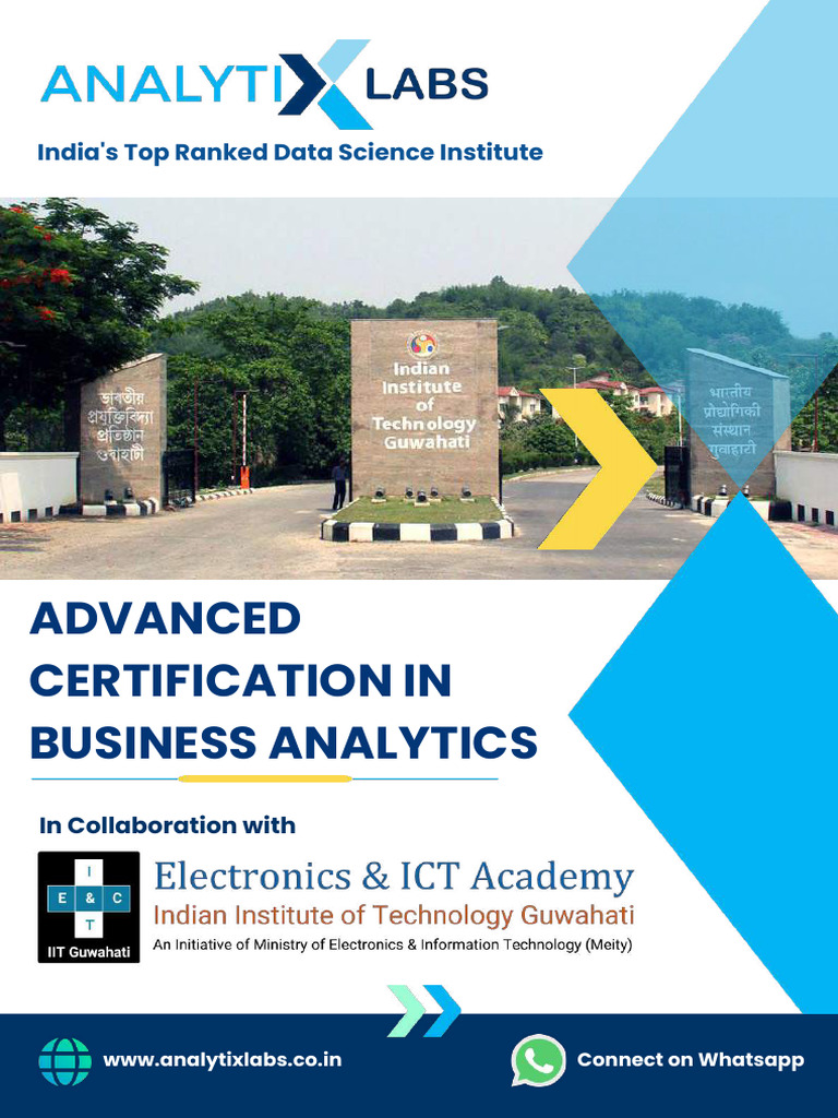 Advanced Business Analytics Certification | PDF | Statistics ...