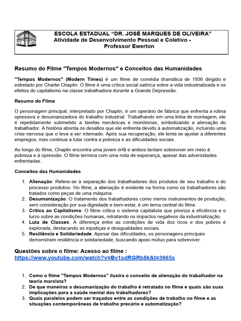 2b - Atividades - 3 Ano - Desenvolvimento Pessoal | PDF | Economias