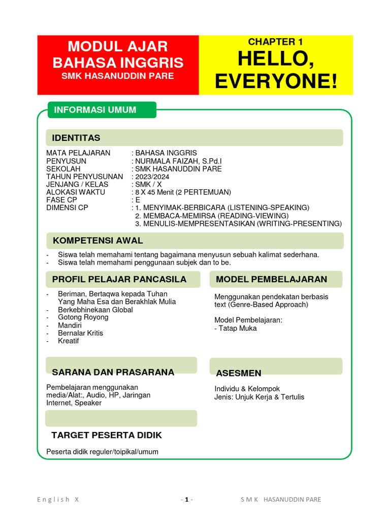 MODUL 1 Introduction | PDF