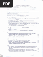 CBSE Clas 7 Maths Worksheet - Comparing Quantities | PDF