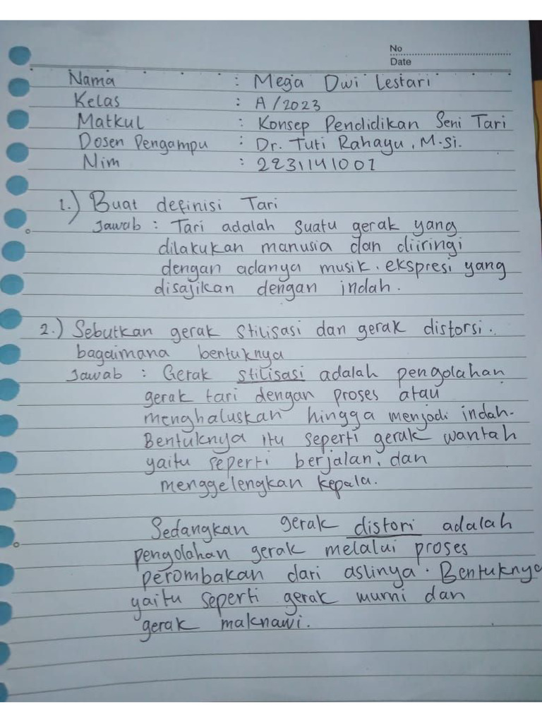 Mega Dwi Lestari - TR1 | PDF