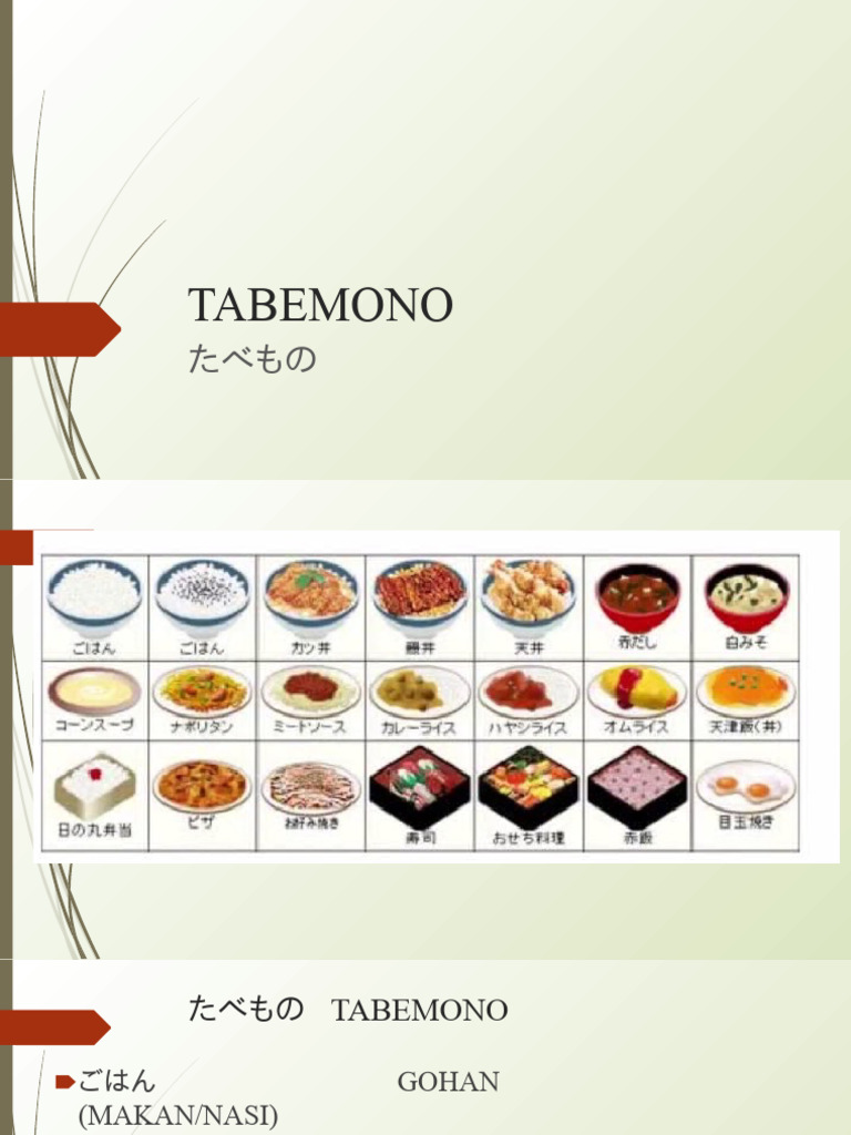 5-tabemono (materi) | PDF