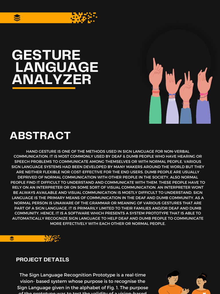 Sign Language Recognition System Prototype | PDF | Sign Language ...