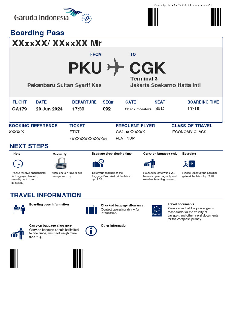 PKK CGK | PDF | Baggage | Airlines