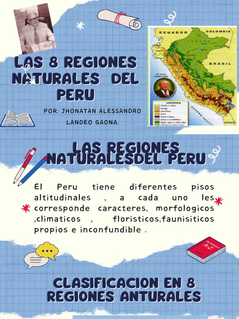 Las 8 Regiones Naturales Del Peru | PDF | Ciencias de la Tierra