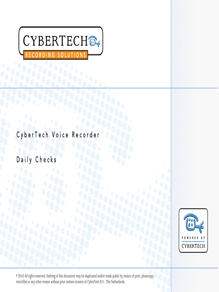 Daily Checks User Guide V 3 | PDF