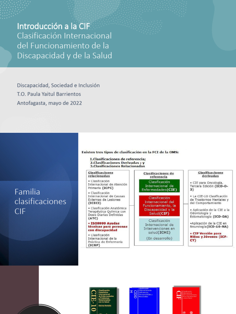 Introducción A La CIF | PDF | Invalidez | Entorno natural