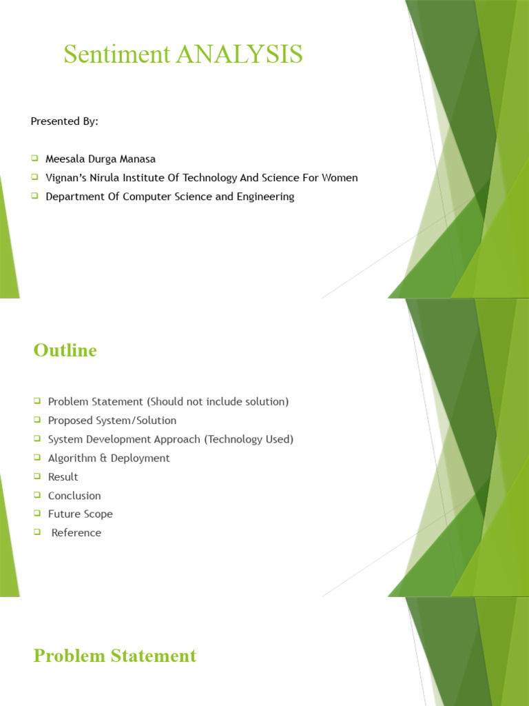 Sentiment Analysis | PDF | System | Algorithms