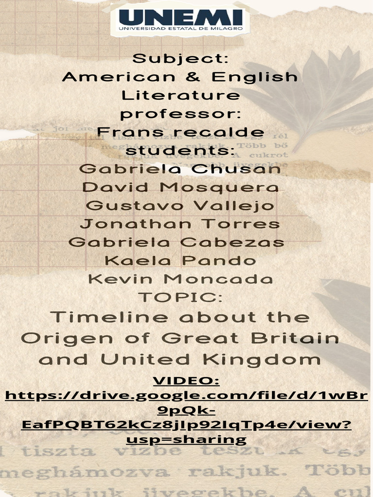 Literary Periods Historical Timeline Infographic in Beige Vintage Hand ...