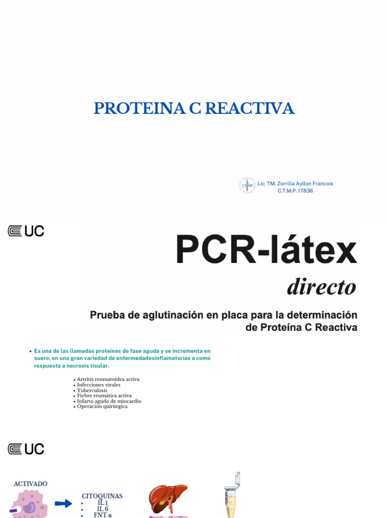 PCR FR | PDF | Proteína C-reactiva | Inmunología