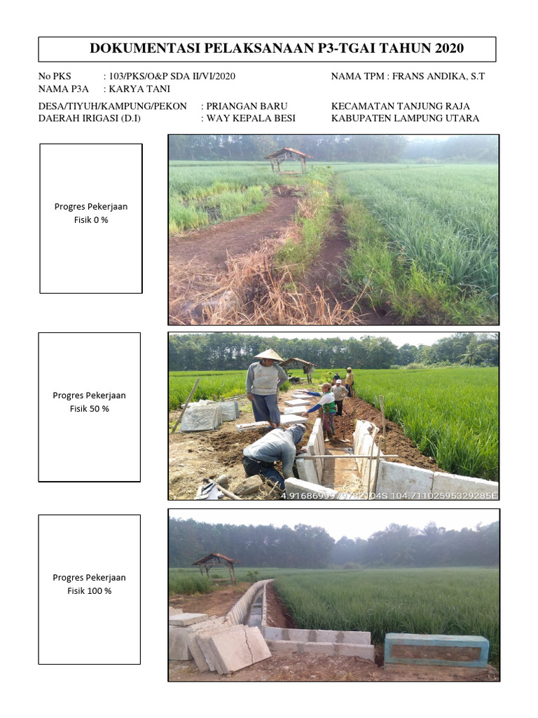 Contoh Pengambilan Dokumentasi | PDF