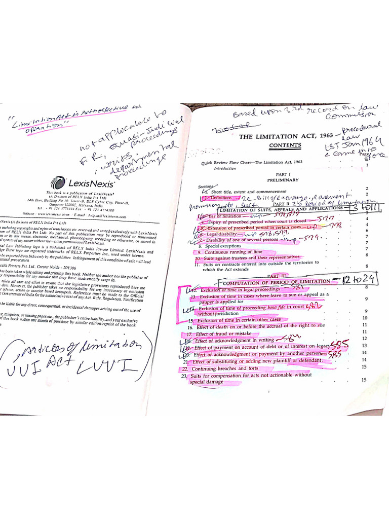 Limitation Act | PDF