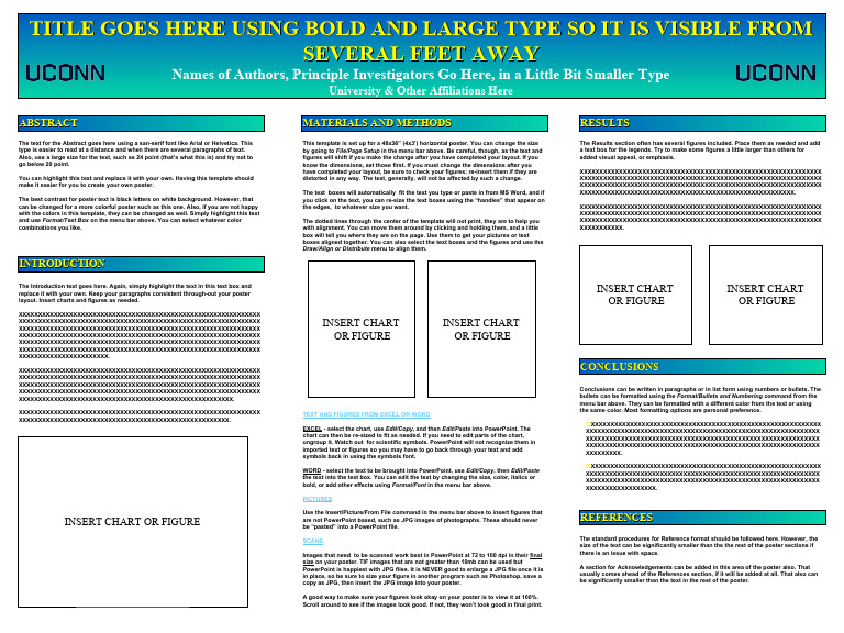 Poster Template Instructions | PDF | Page Layout | Graphic Design