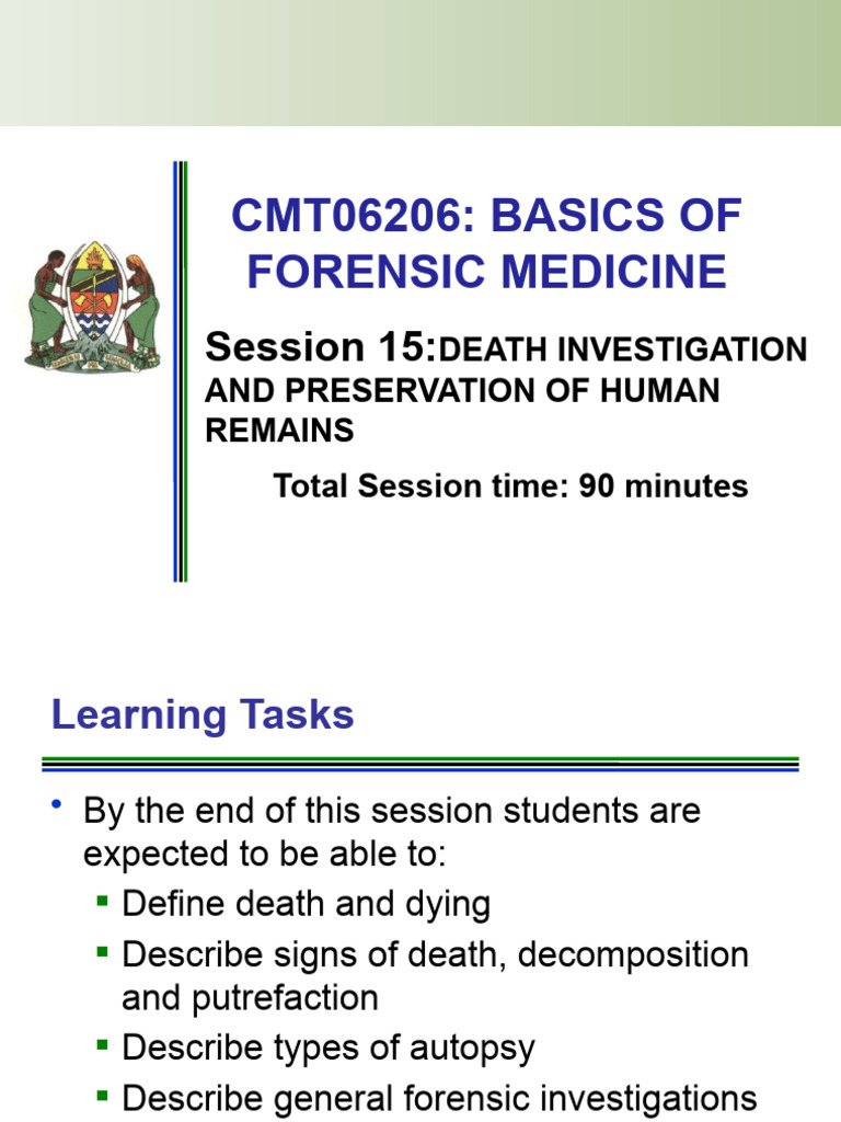 Forensic Medicine: Autopsy Basics | PDF | Autopsy | Decomposition