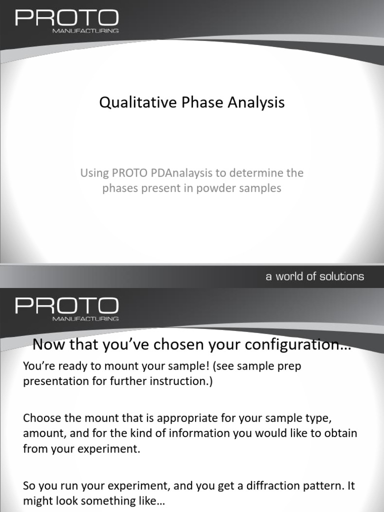 Qualitative Phase Analysis | PDF | Scientific Method